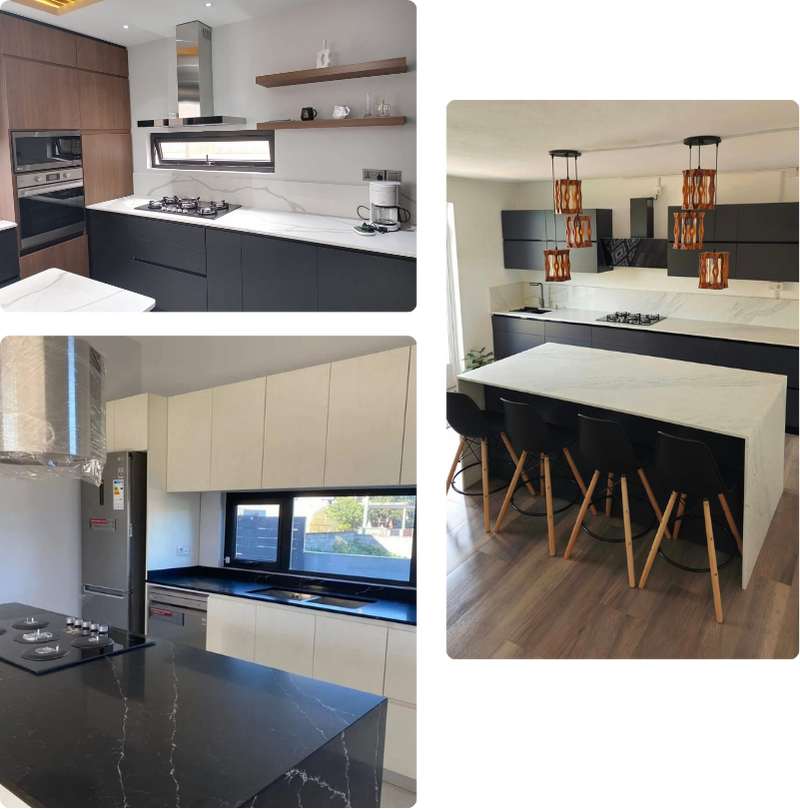 Custom Kitchen Cabinets Mauritius - Melamine World